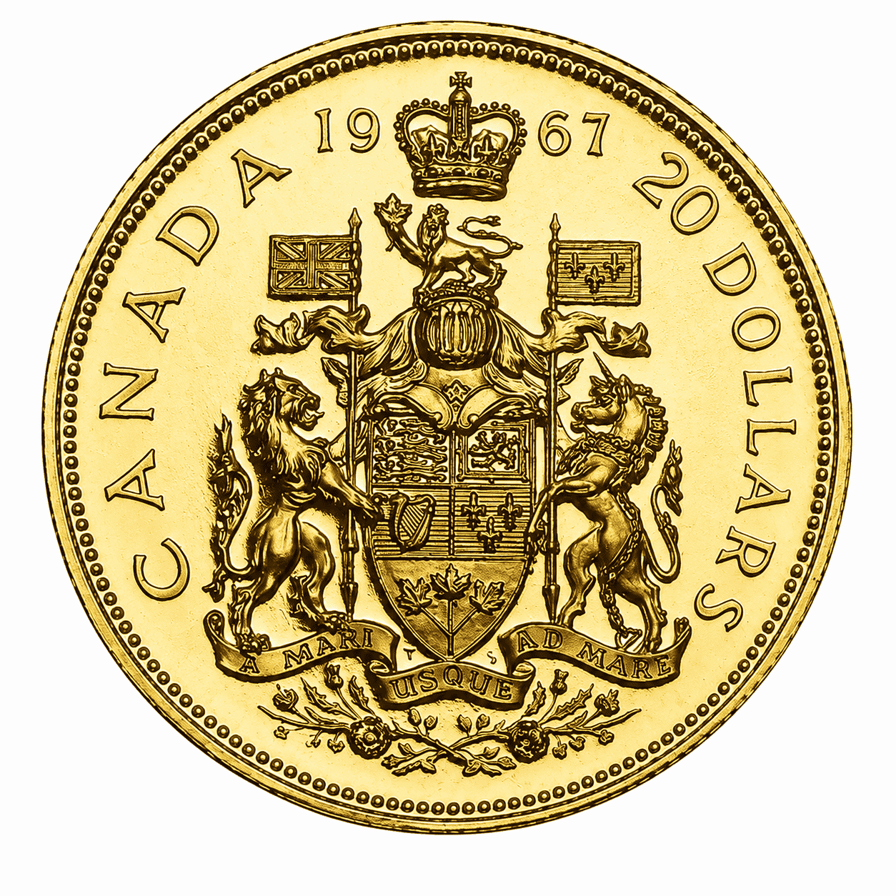 Buy Canada Elizabeth Gold Coin 1967 | Centennial Gold Coin | Indigo ...