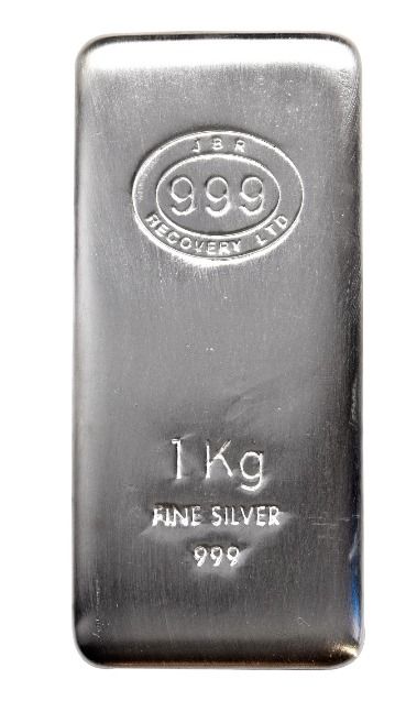 Buy 1 kilo JBR Silver LBMA Cast Bar 999% (New)