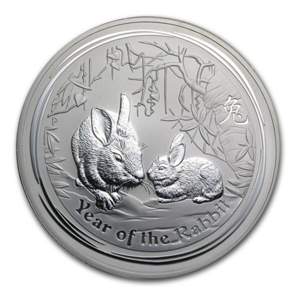 Buy 1oz Silver 2011 Year of the Rabbit BU Perth in USD from Indigo