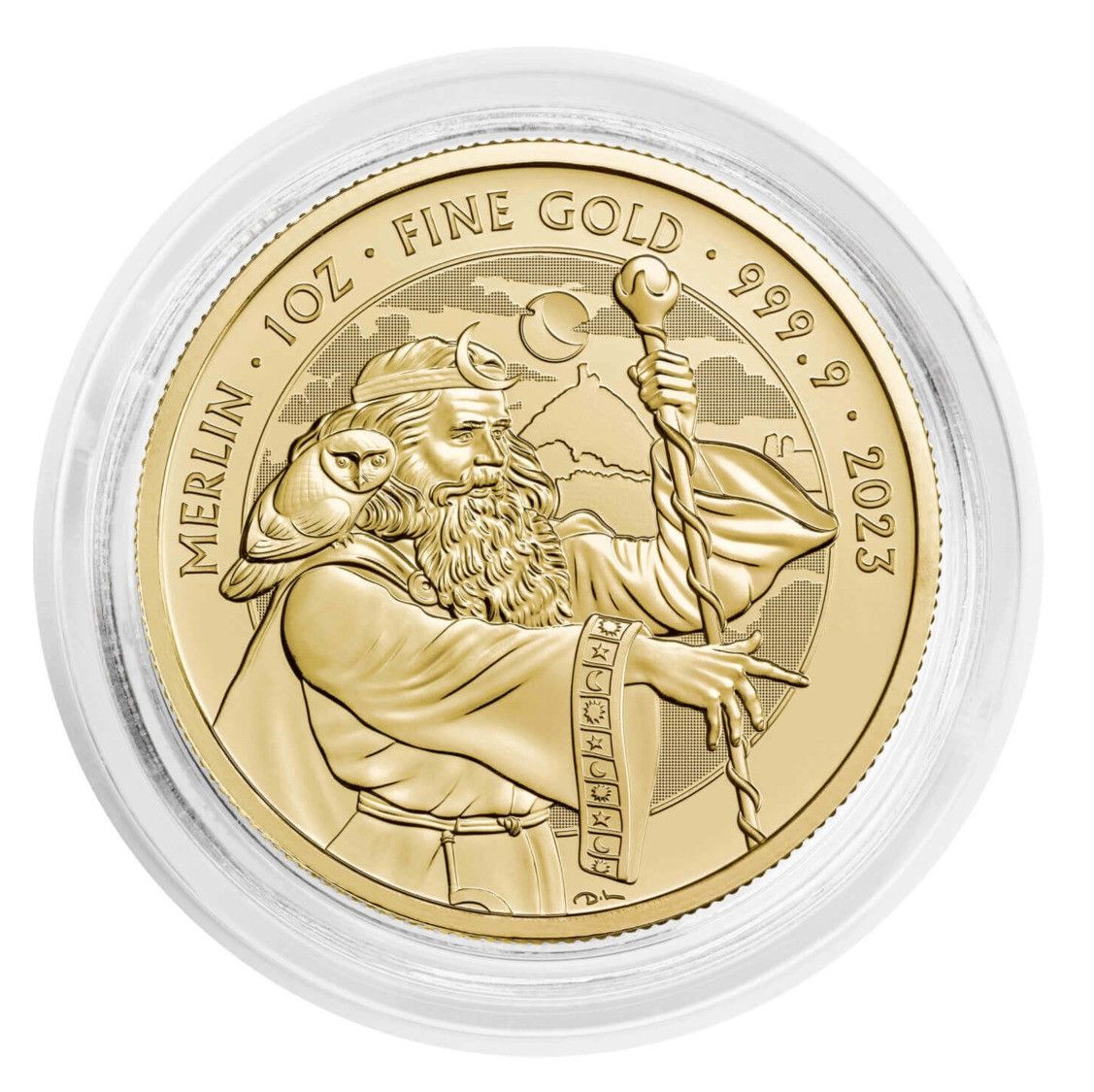 1oz 2023 Mythical Merlin Gold Coin | UK Royal Mint
