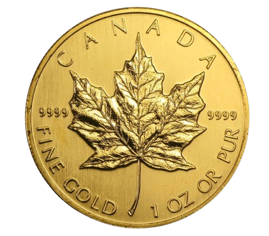 1 Toz Canadian Gold Maple Year 1991