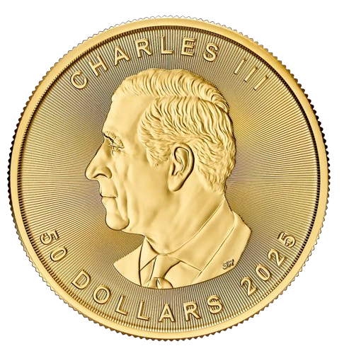 1 Toz Canadian Gold Maple Year 2025
